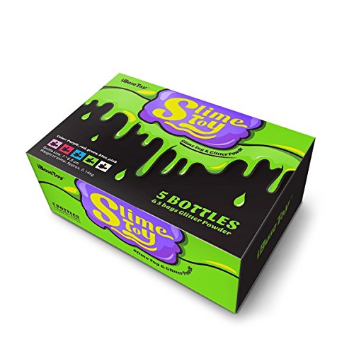 iBaseToy Glitzernder Glibber mit Fünf Farben für Kindergeburtstag ...